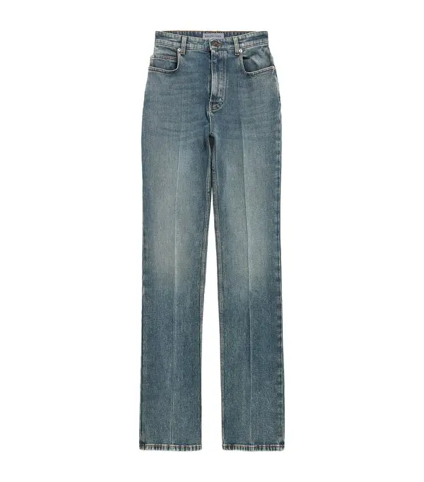 Balenciaga High-rise Slim Jeans - Blue