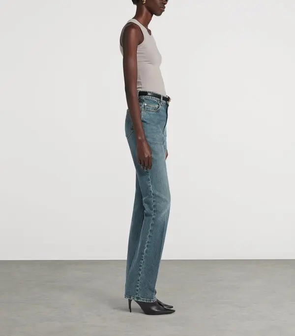 Balenciaga High-rise Slim Jeans - Blue