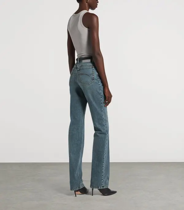 Balenciaga High-rise Slim Jeans - Blue