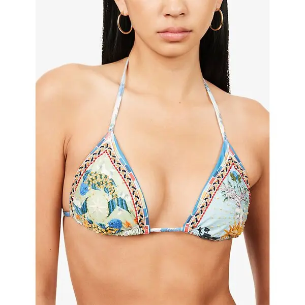 Agua Bendita Lolita Solstice Bikini Top - Multicolor