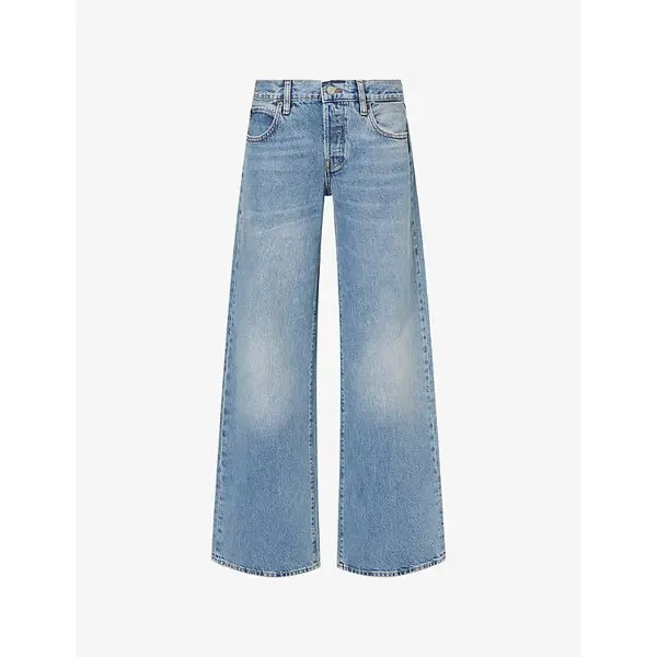 FRAME Leo Cotton Denim Jeans - Rivage