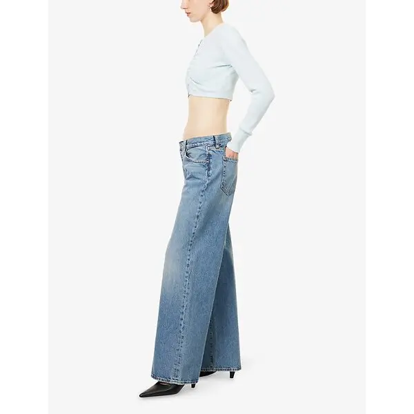 FRAME The Leo Cotton Denim Jeans - Rivage