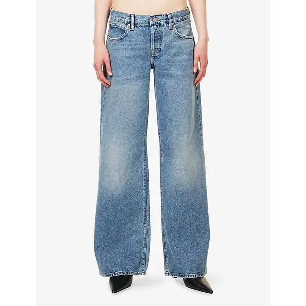 FRAME The Leo Cotton Denim Jeans - Rivage