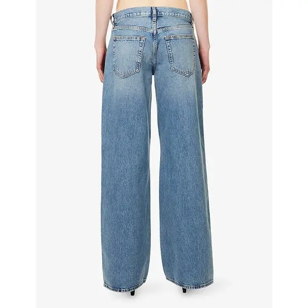 FRAME The Leo Cotton Denim Jeans - Rivage