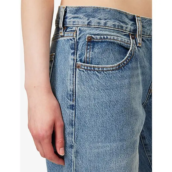 FRAME The Leo Cotton Denim Jeans - Rivage