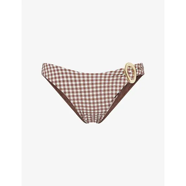 AWAY THAT DAY Bikini Bottoms - Espresso/ Ivory
