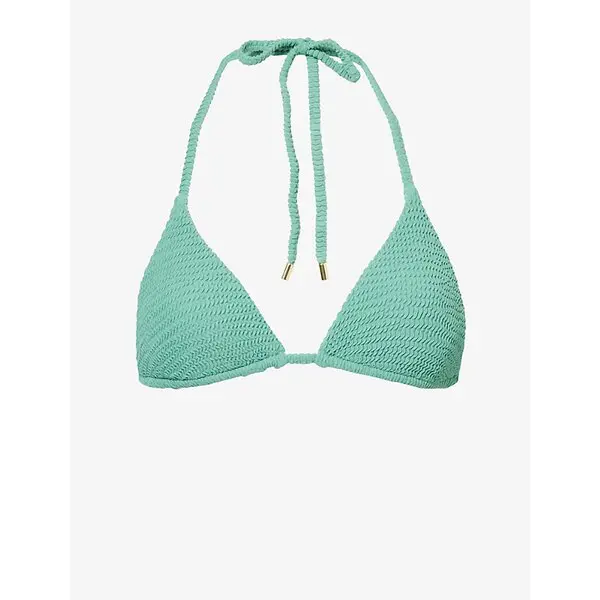 Monday Swimwear Palma Bikini Top - Pond Crinkle