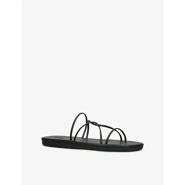 ANCIENT GREEK SANDALS Strappy Flat Leather Sandals