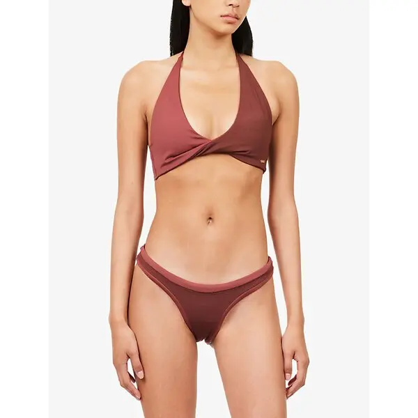 TALA Contrast Twist Bikini Top