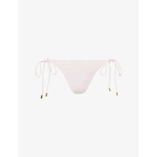 Monday Swimwear Hanalei Bikini Bottom - Powder Pink Rib