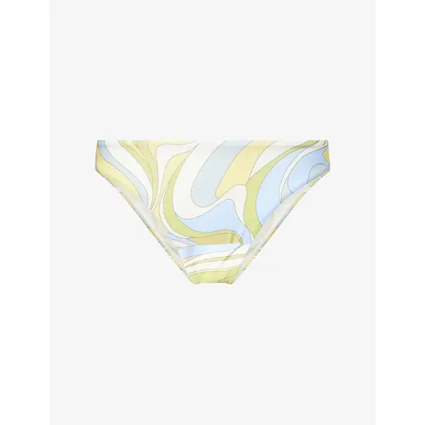 Monday Swimwear Byron Mid-rise Bikini Bottoms - Costa Rei Apple