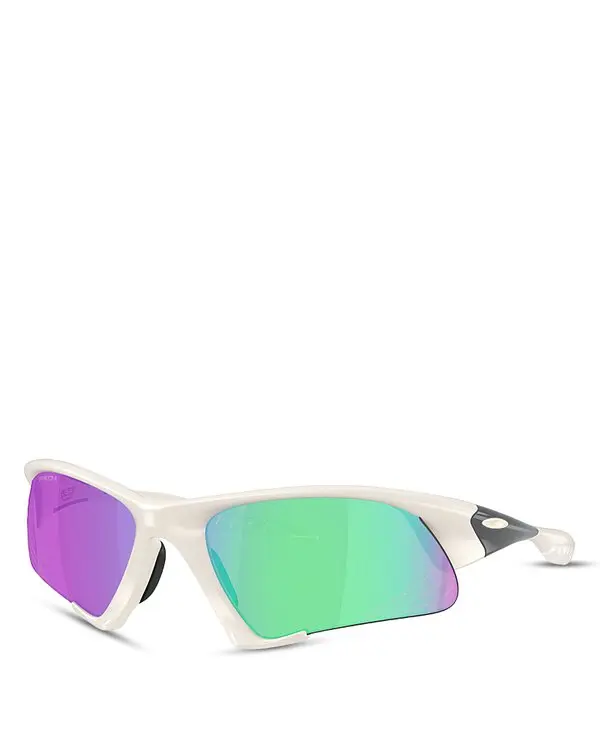 Oakley Suture Jacket Wraparound Sunglasses, 64mm - Navy