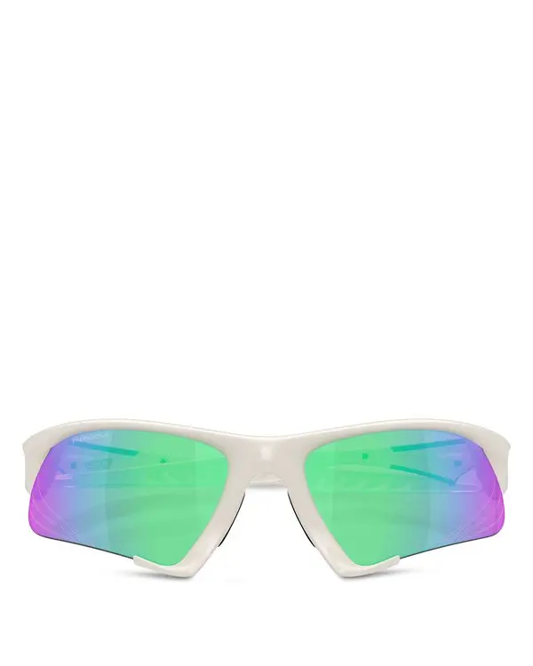 Oakley Suture Jacket Wraparound Sunglasses, 64mm - Navy