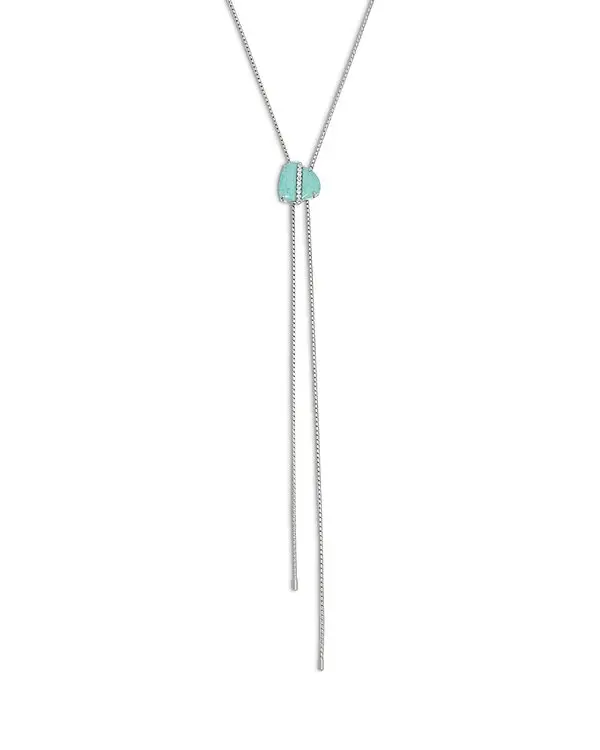 Ettika Tranquil Cove Bolo Necklace - Turquoise/silver