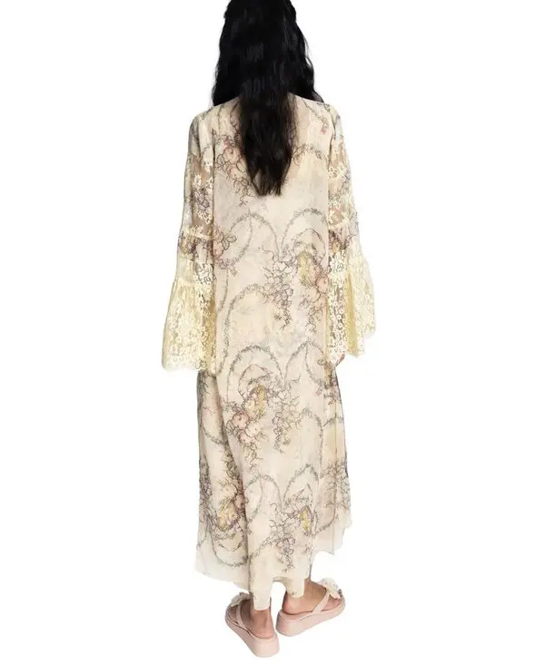 Anna Sui Spirit Bloom Chiffon Peignoir