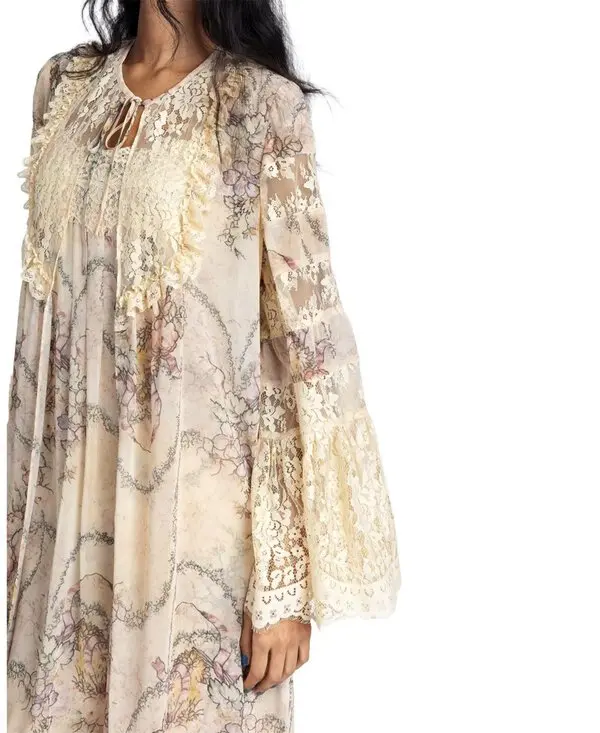 Anna Sui Spirit Bloom Chiffon Peignoir