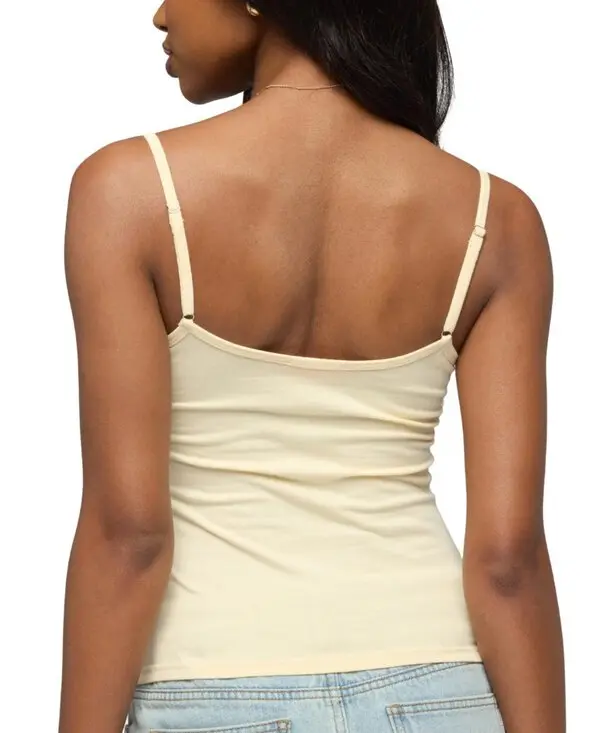 EDIKTED Oksana Henley Tank Top
