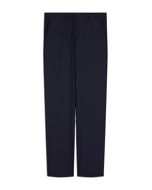 Emporio Armani Natural Stretch Tropical Weave Wool Trousers