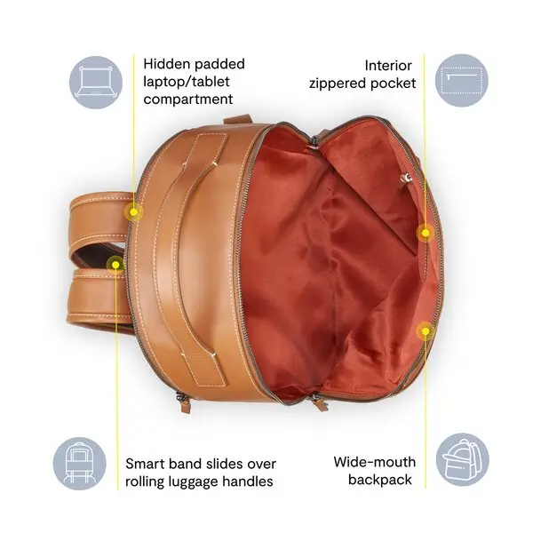 DELSEY PARIS Chatelet Air 2.0 Leather Backpack