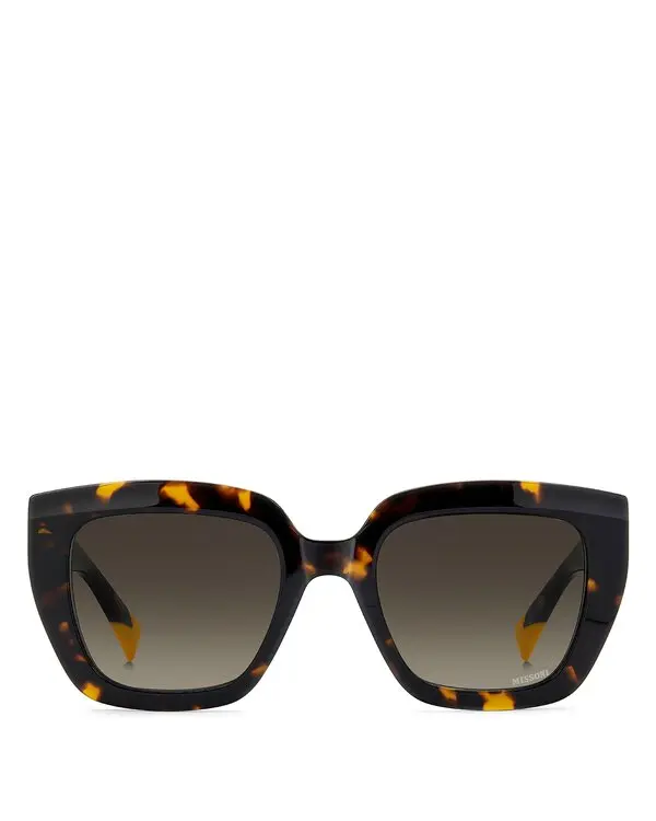 Missoni Square Frame Sunglasses 52mm - Brown