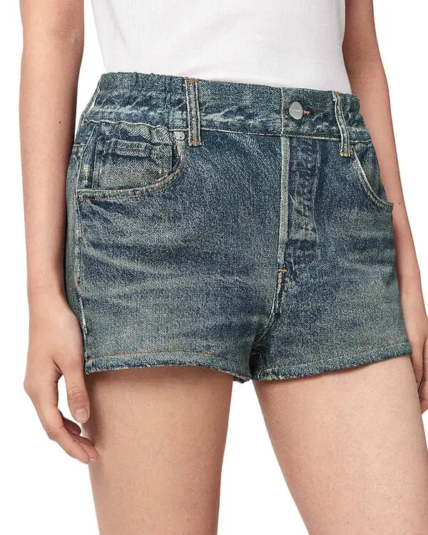 ALLSAINTS Asher Terry Shorts - Illusion Tint Blue