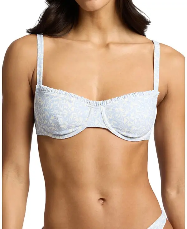 Onia Marilyn Bikini Top - Sky/egret