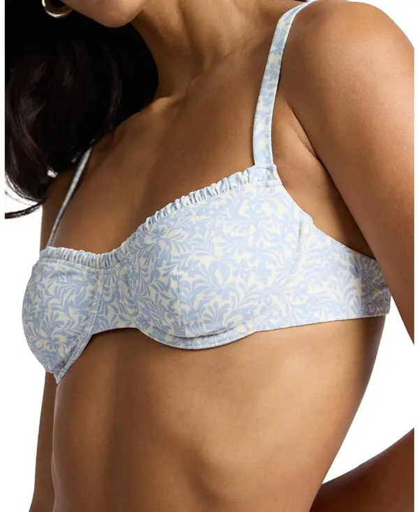 Onia Marilyn Bikini Top - Sky/egret