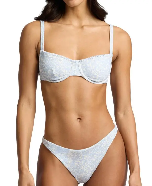 Onia Marilyn Bikini Top - Sky/egret