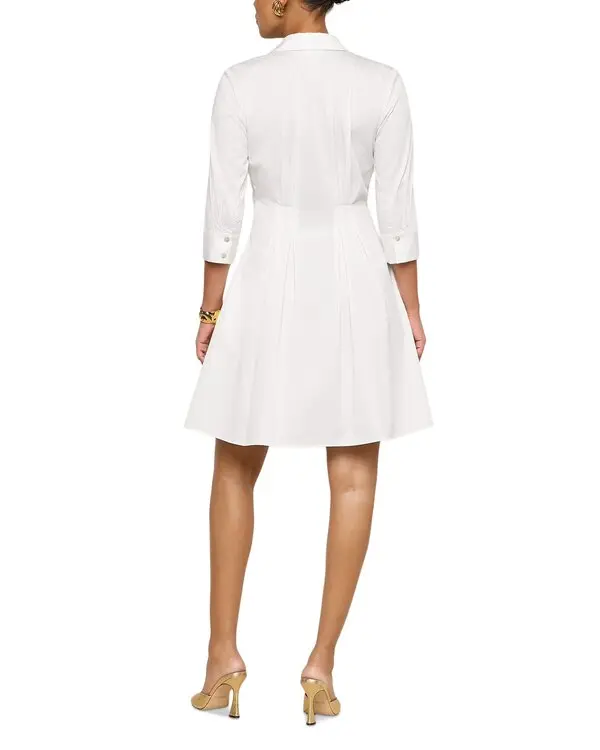 L'Agence Journi Pintuck Shirt Dress