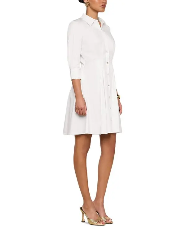 L'Agence Journi Pintuck Shirt Dress