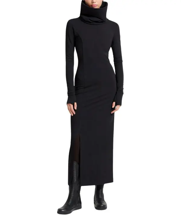 MARCELLA Lisa Turtleneck Maxi Sweatshirt Dress