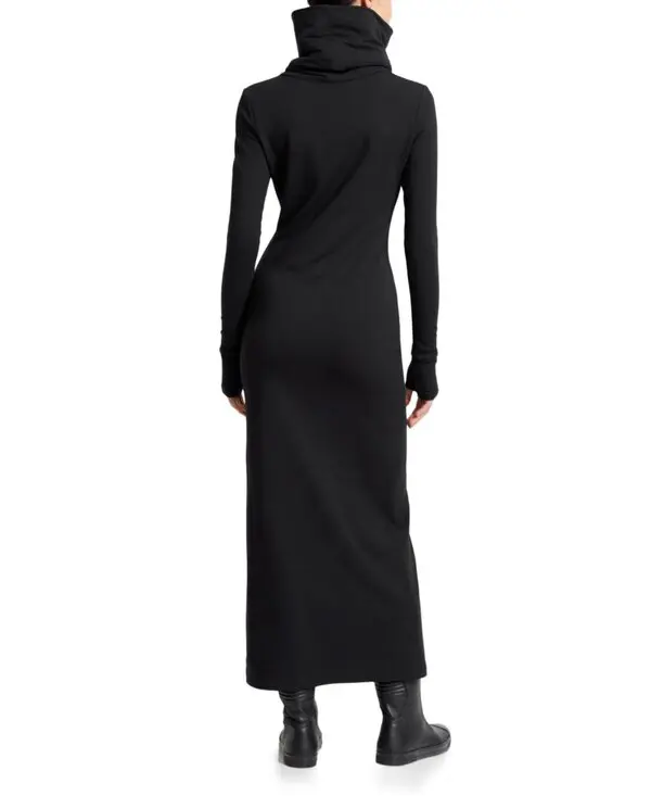 MARCELLA Lisa Turtleneck Maxi Sweatshirt Dress