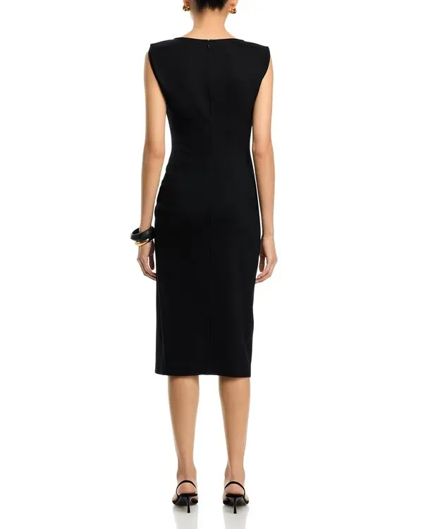 Diane Von Furstenberg Andie Ruched Slit Dress