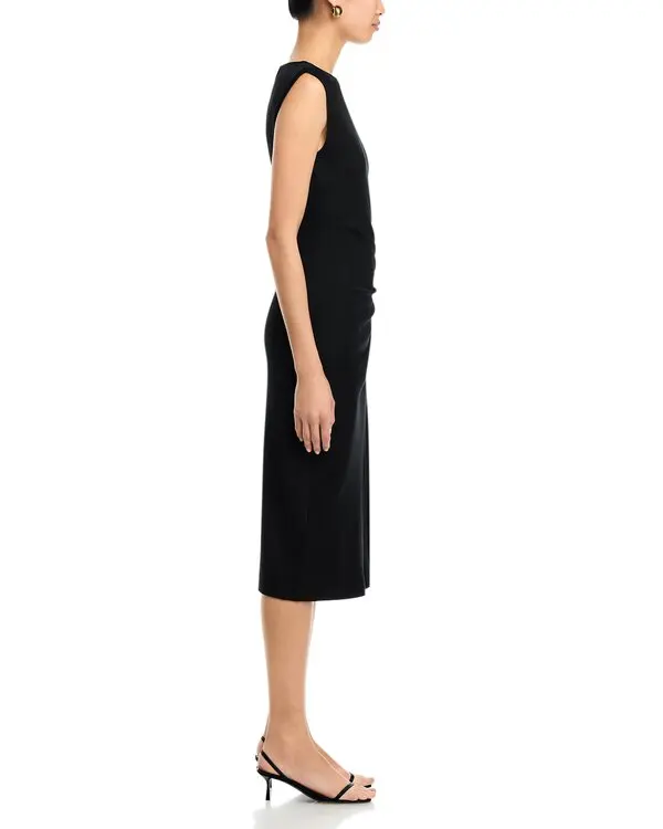 Diane Von Furstenberg Andie Ruched Slit Dress