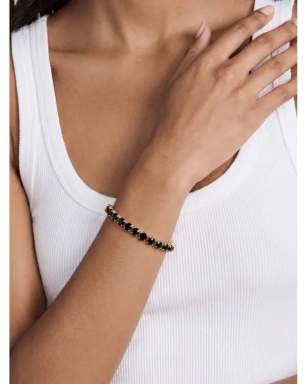 Ettika Giselle Sparkle Crystal Flex Bracelet