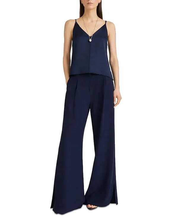 SAINT ART Neve Tuxedo High Waisted Wide Leg Pants
