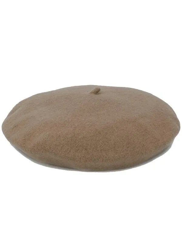 CELINE ROBERT Knitted Beret Hat - Beige