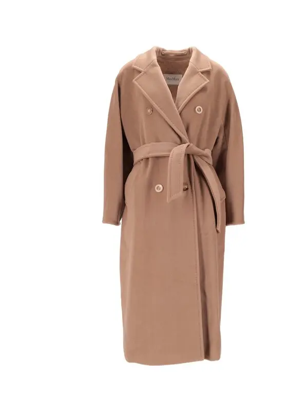 Max Mara Double Breasted Belted Coat