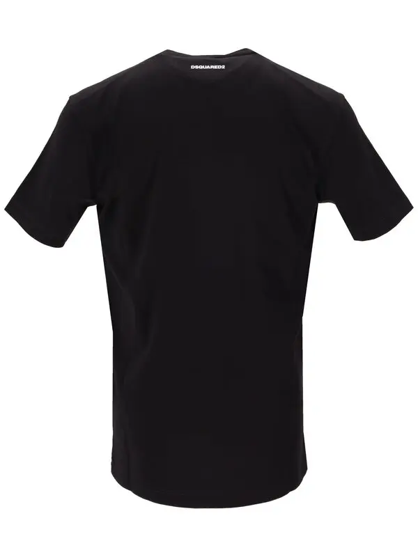 Dsquared2 Cotton T-shirt With Logo - Black
