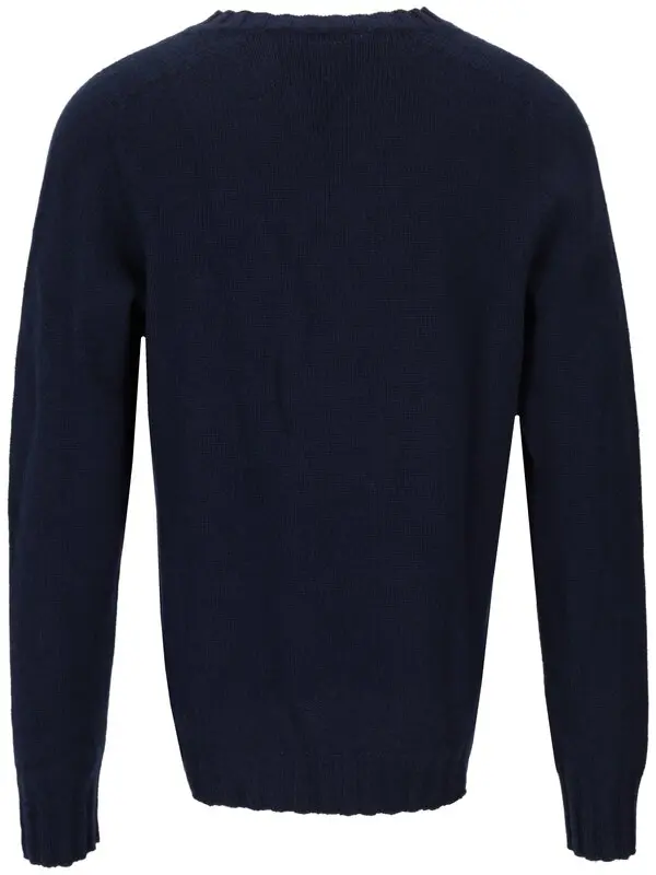 LA ROSE V-neck Blouse - Navy
