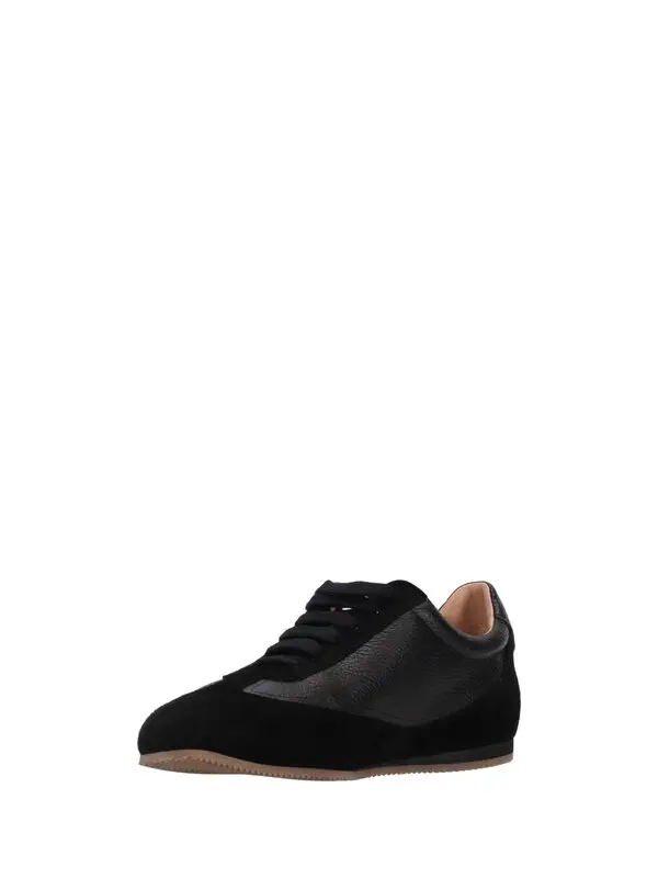 NICCOLO PASQUALETTI Obliqua Calfskin / Suede Sneakers