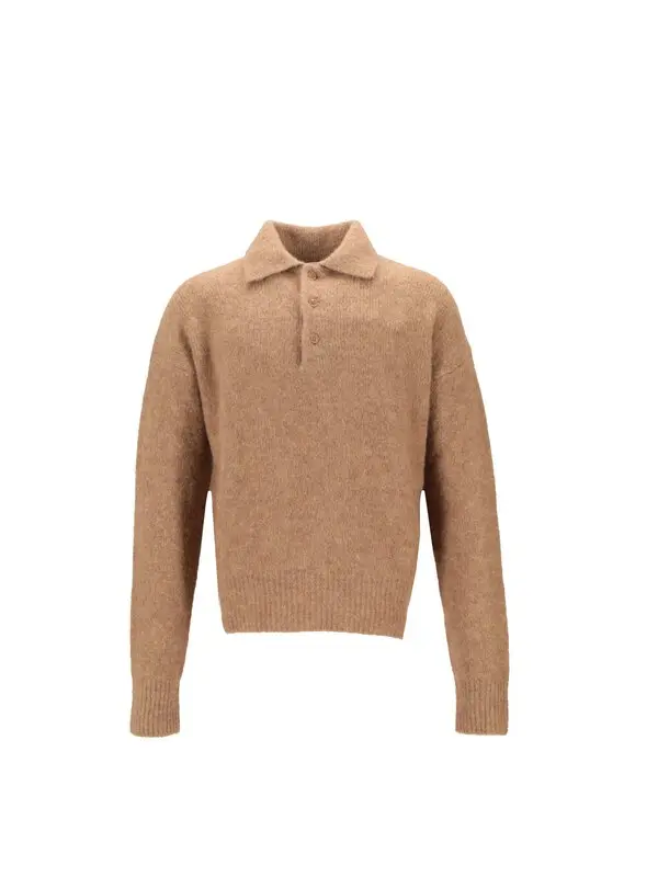Ami Polo Knit