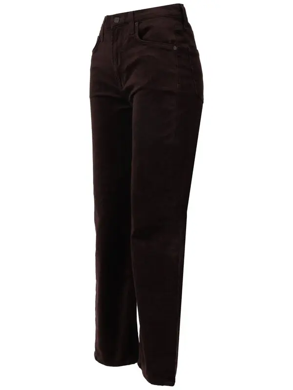 Citizens Of Humanity Delfina Wide Leg Velvet Trousers