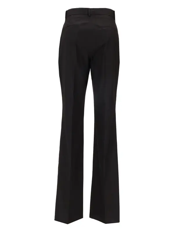 Vivetta Tailored Pleated Wide Leg Trousers - Nero