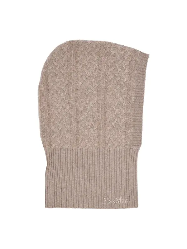 Max Mara Ribbed Knit Balaclava - Make Up Lumiere
