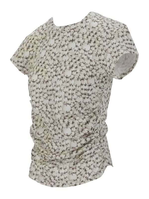 Isabel Marant Étoile Maelie" Printed T-shirt - Ecru