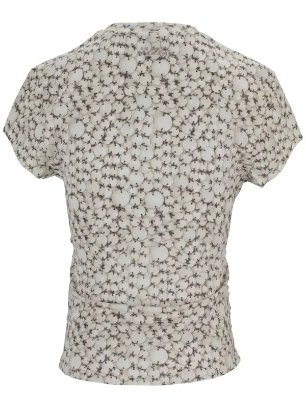 Isabel Marant Étoile Maelie" Printed T-shirt - Ecru