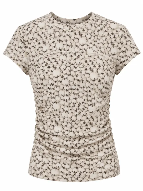 Isabel Marant Étoile Maelie" Printed T-shirt - Ecru