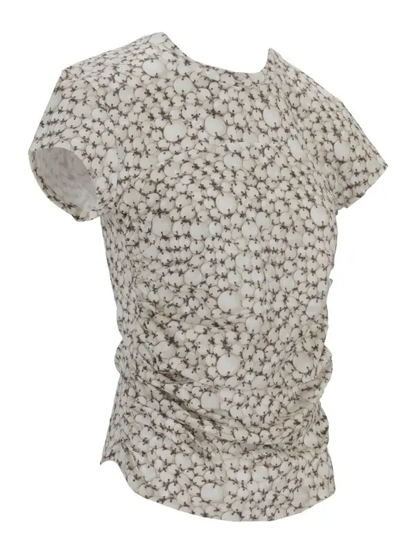 Isabel Marant Étoile Maelie" Printed T-shirt - Ecru