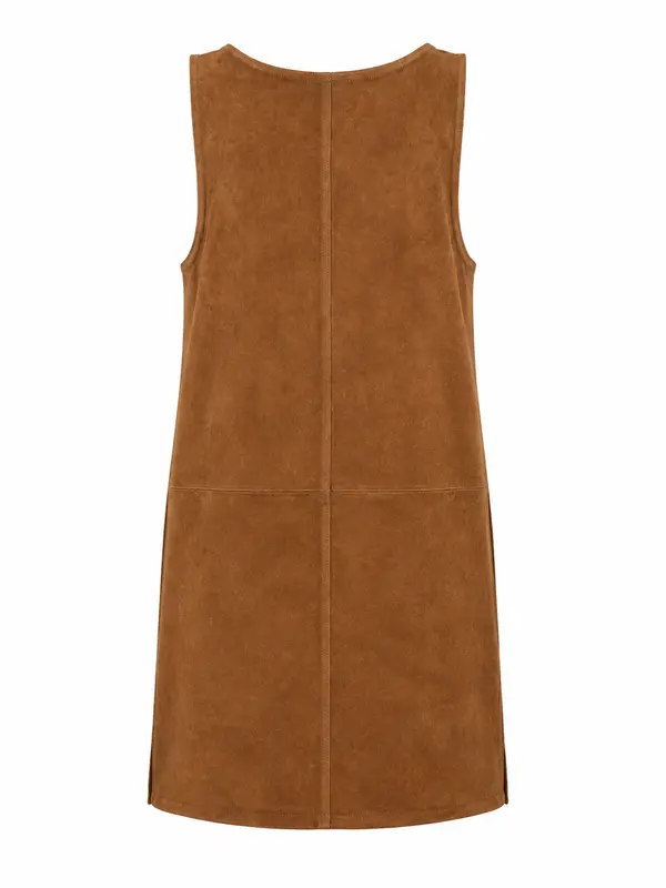 LA ROSE Leather Dress